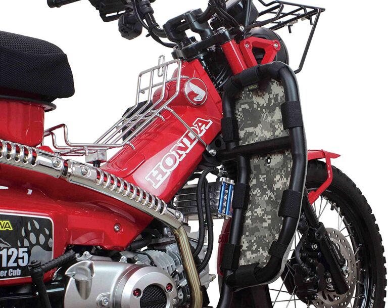 CT125ハンターカブのレッグシールドの選び方とおすすめ2選！疲労軽減や寒さ対策に！雨や泥除け！ | hattablog