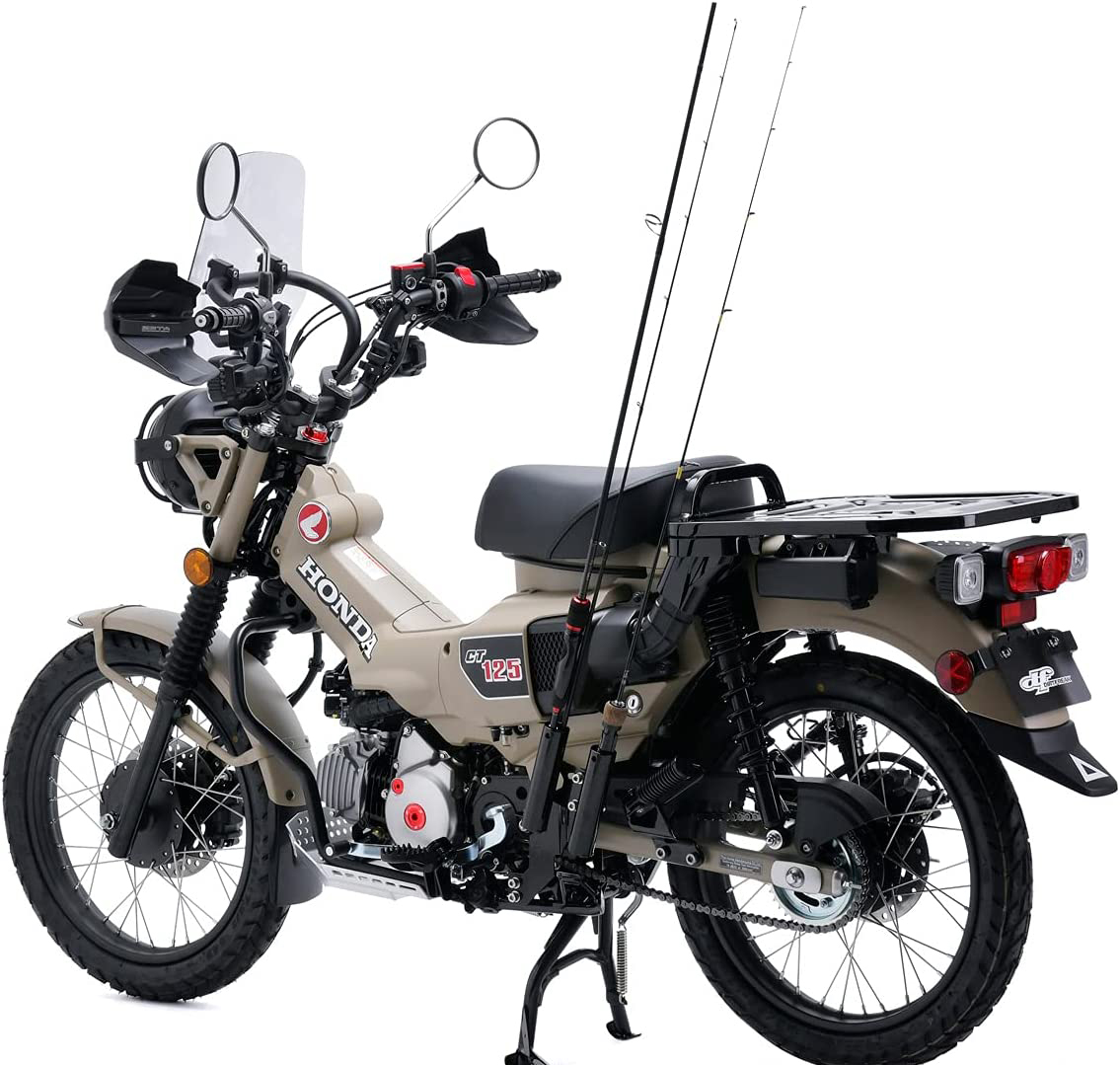 CT125ハンターカブの釣り仕様おすすめパーツ3選！釣り竿やギアを積載可能にカスタム！ | hattablog