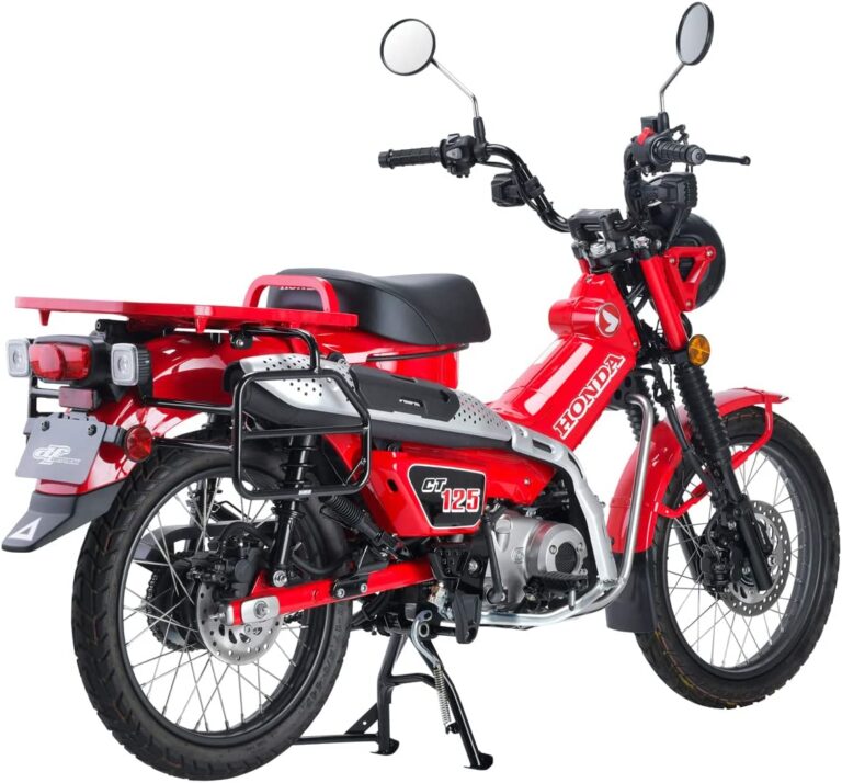 CT125ハンターカブのサイドラックの選び方とおすすめ2選！サイドバッグの固定巻き込み防止に！ | hattablog