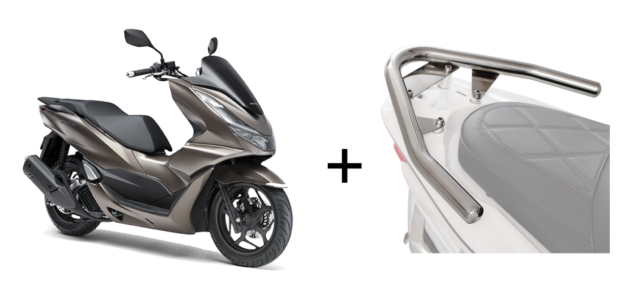 PCX125のグラブバーの選び方とおすすめ2選！タンデムの快適性や利便性向上に！ | hattablog