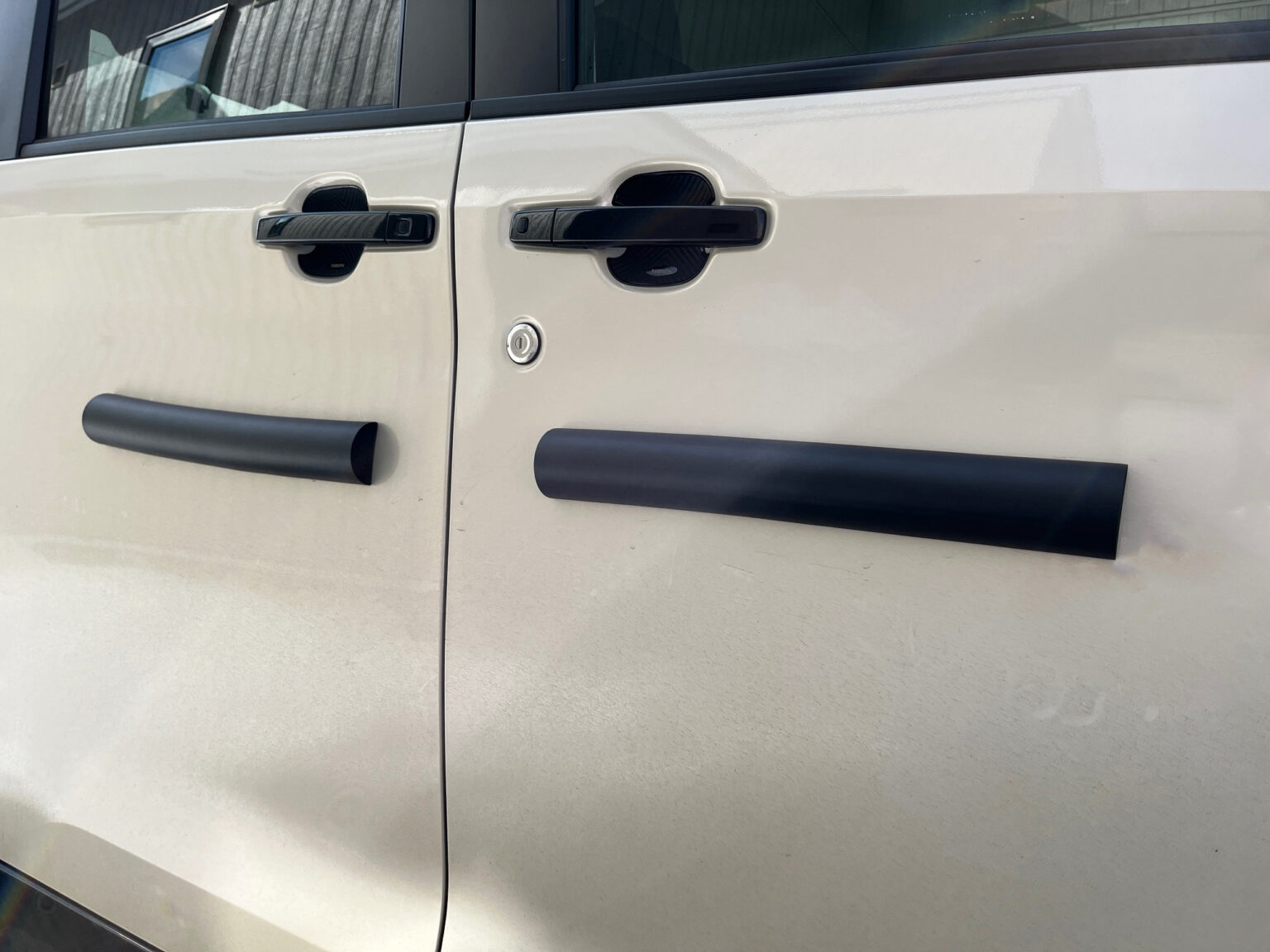 自作ドアパンチ対策グッズ！マグネットで簡単取付！外出先の駐車場や子供、強風時にも！ | hattablog