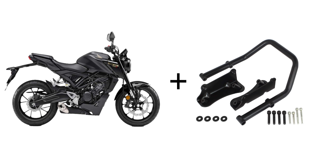 CB125Rのグラブバーの選び方とおすすめ2選！タンデムの快適性や利便性向上に！ | hattablog